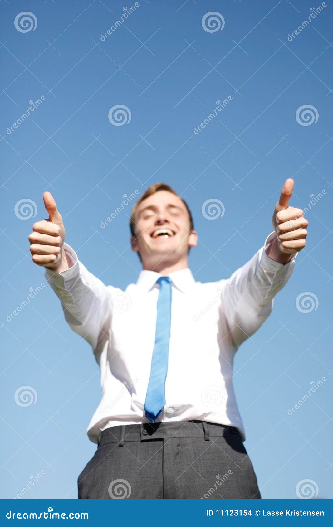 Thumbs up stock photo. Image of hair, cute, company, caucasian - 11123154