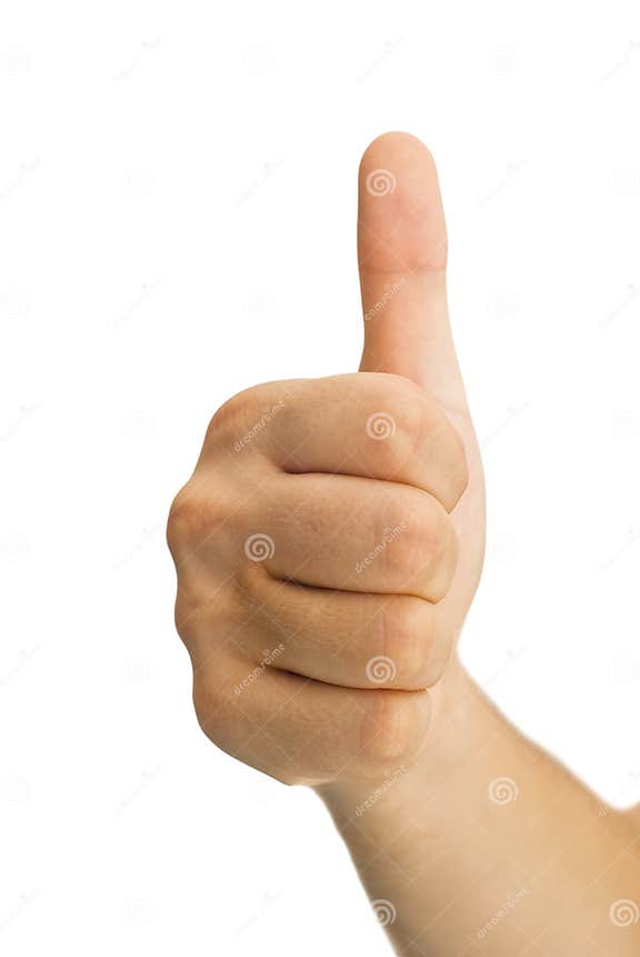 Thumbs up stock photo. Image of caucasian, thumb, positivity - 11175368