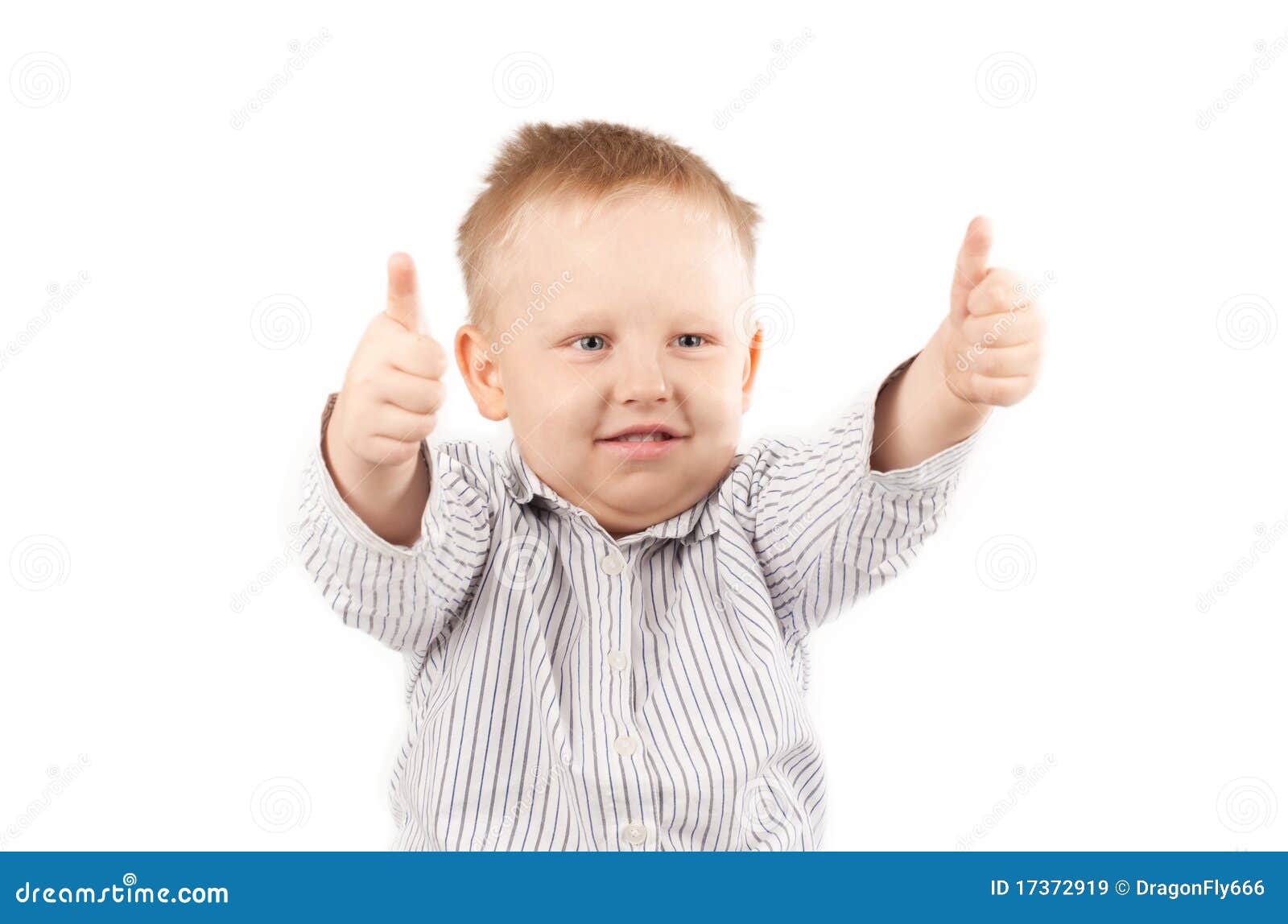 Thumbs up! stock image. Image of preschooler, expression - 17372919