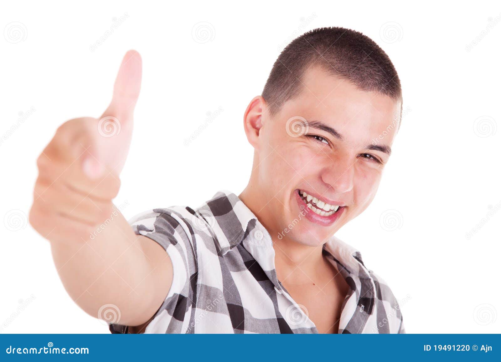 Thumbs up stock photo. Image of attitude, confident, eyes - 19491220
