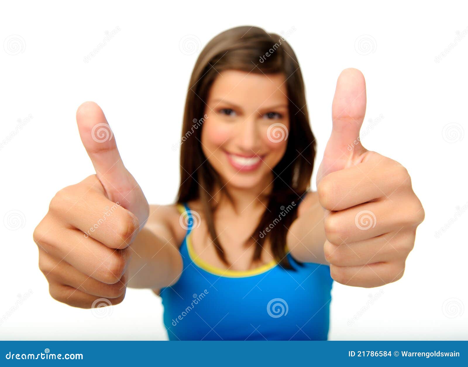 Thumbs up stock photo. Image of emotion, happy, positive - 21786584