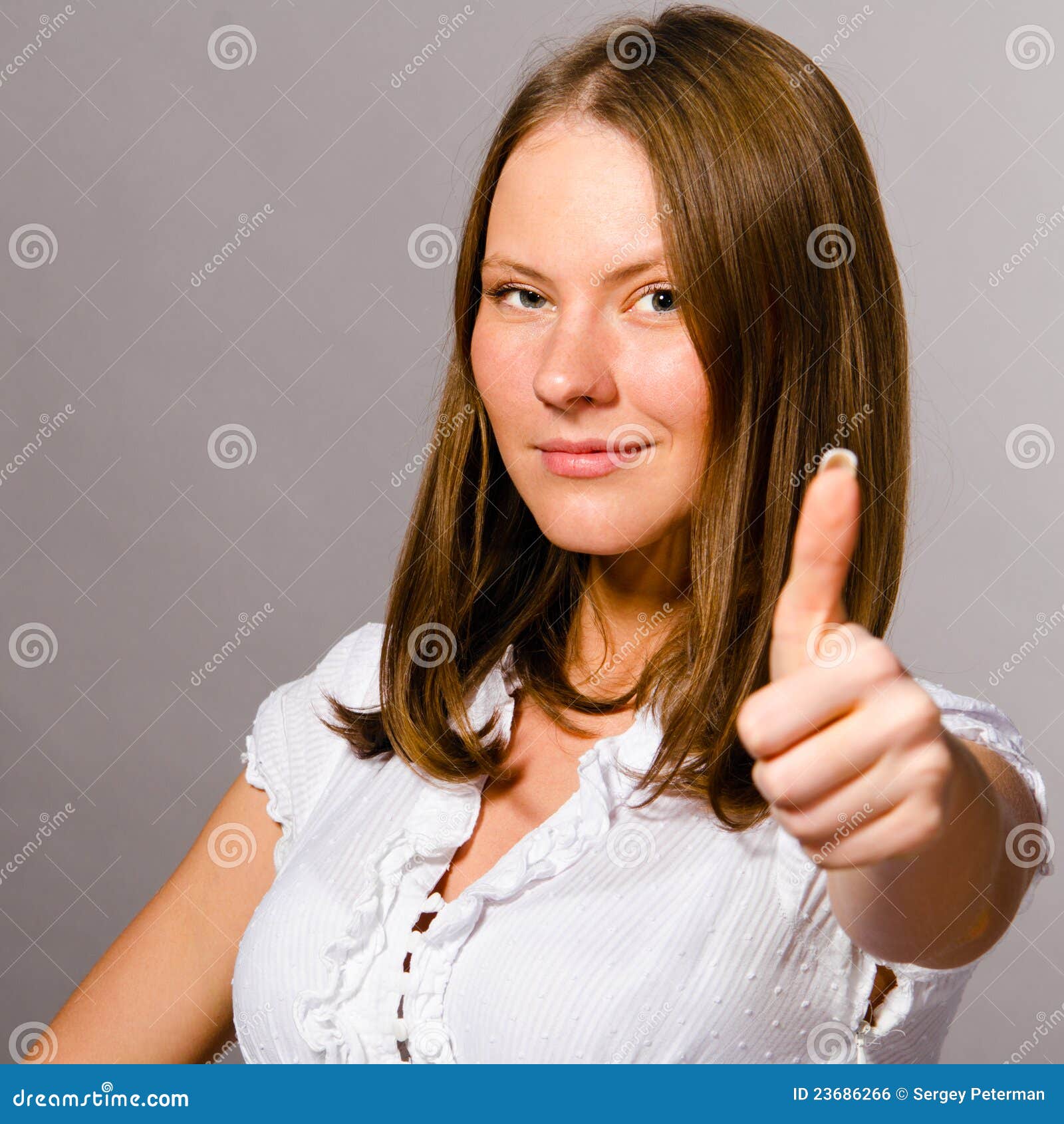 Thumbs up stock photo. Image of grey, copy, business - 23686266