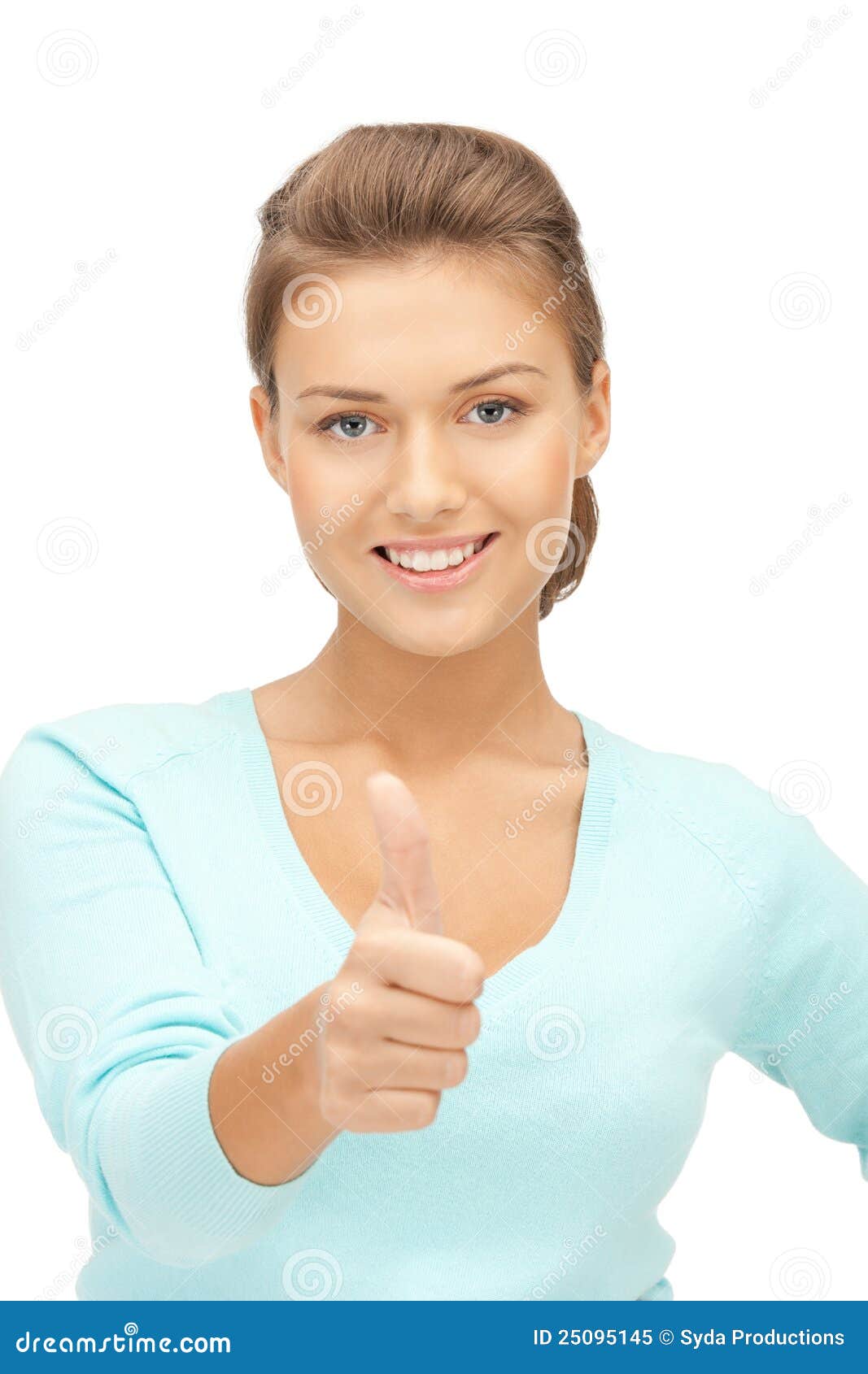 Thumbs up stock image. Image of expression, looking, caucasian - 25095145