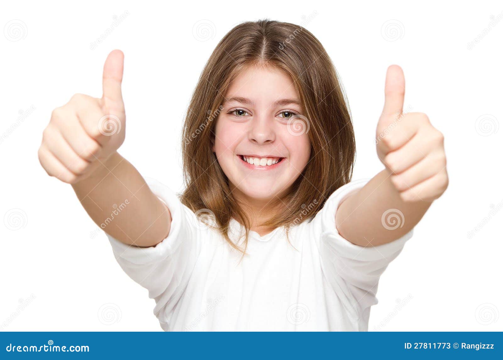 Thumbs up stock image. Image of little, happy, cheerful - 27811773