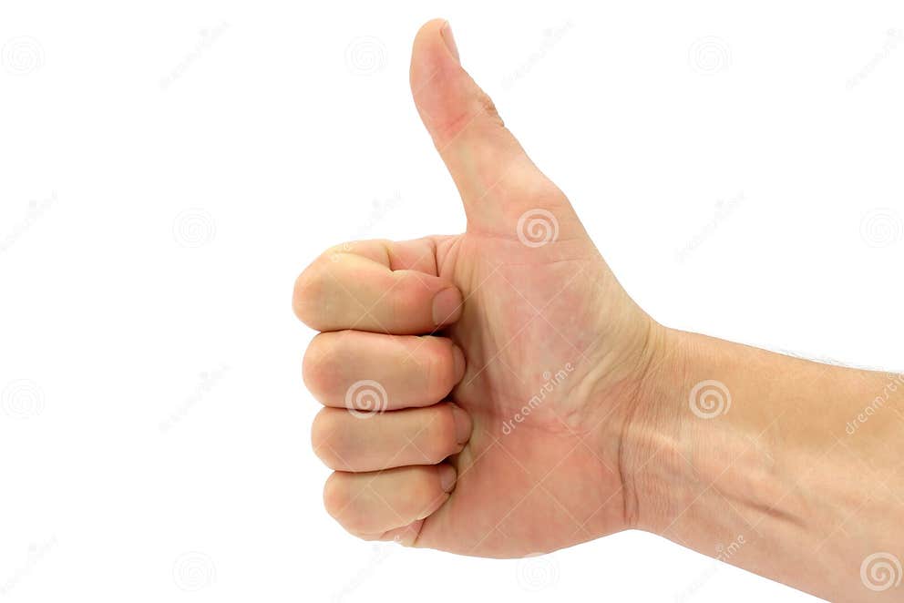 Thumbs up stock photo. Image of succes, positive, sign - 3282064