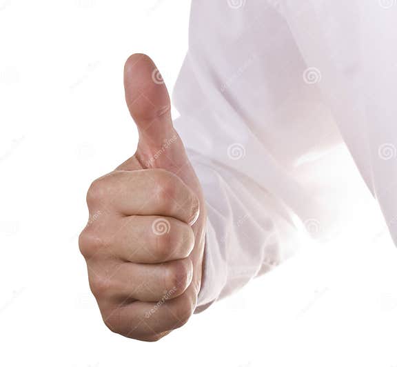Thumbs up stock photo. Image of expressing, isolated, thumb - 5761154