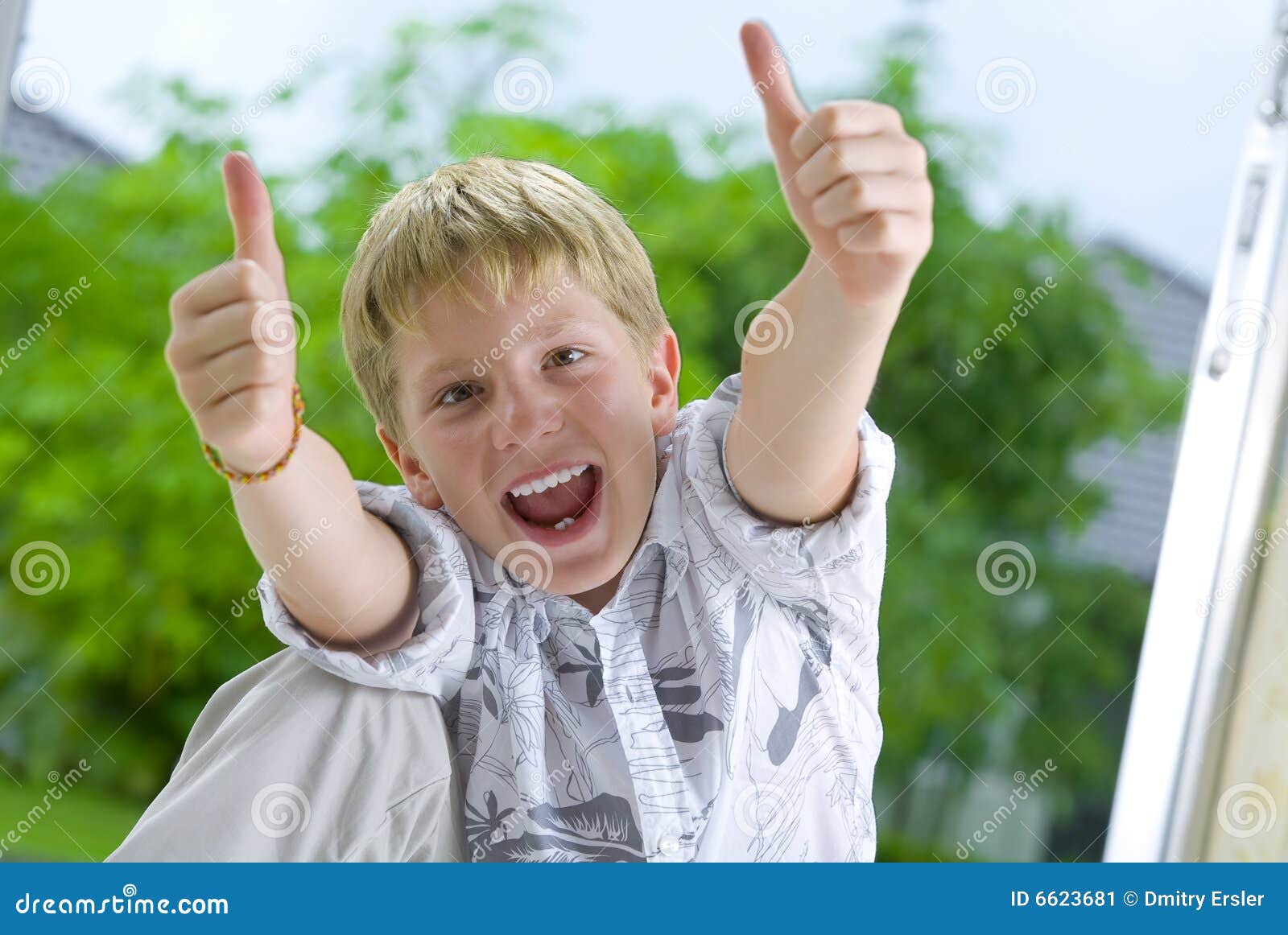 Thumbs up stock image. Image of expression, offspring - 6623681