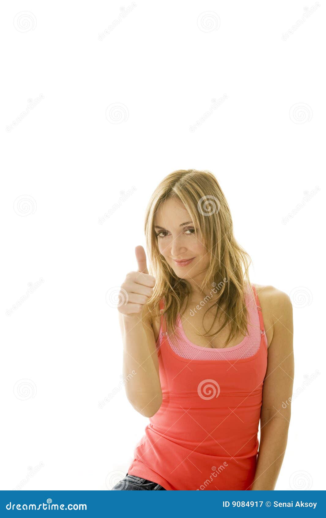 Thumbs up stock image. Image of happy, portrait, smile - 9084917