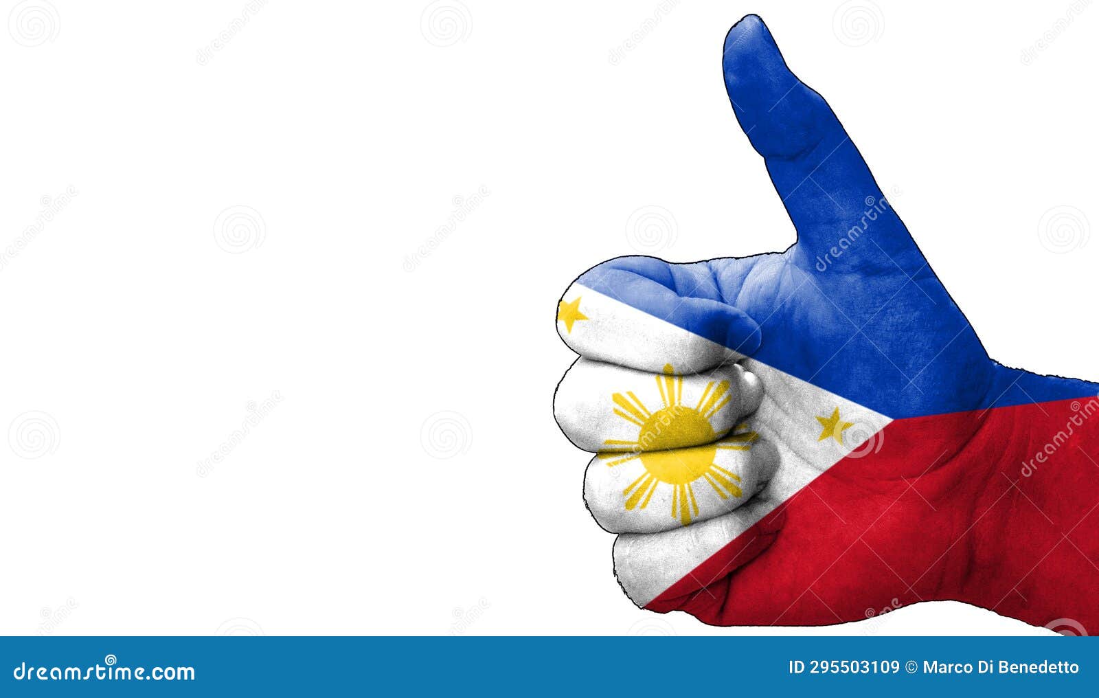 Philippin Flag Waving In The Wind. Philippine Banner Blowing Soft Silk ...