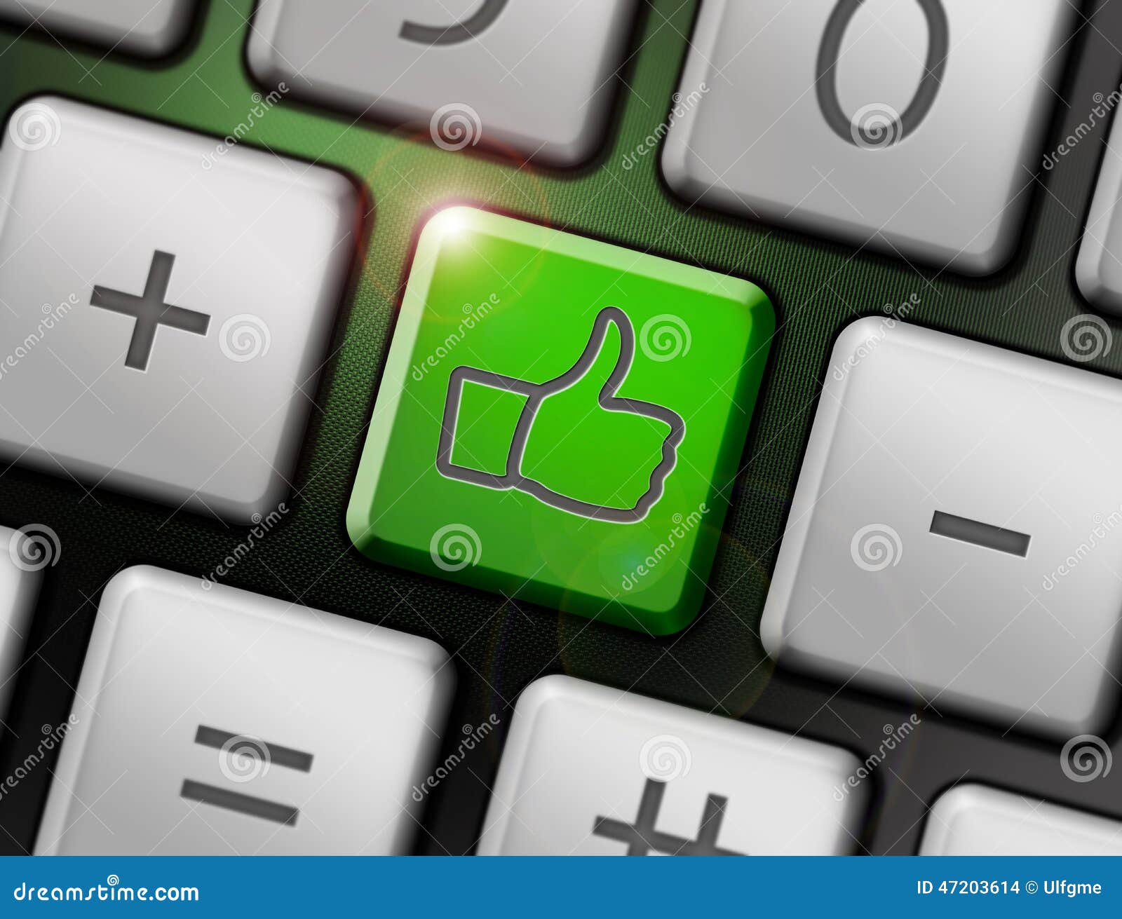 Thumbs up button stock illustration. Illustration of human - 47203614