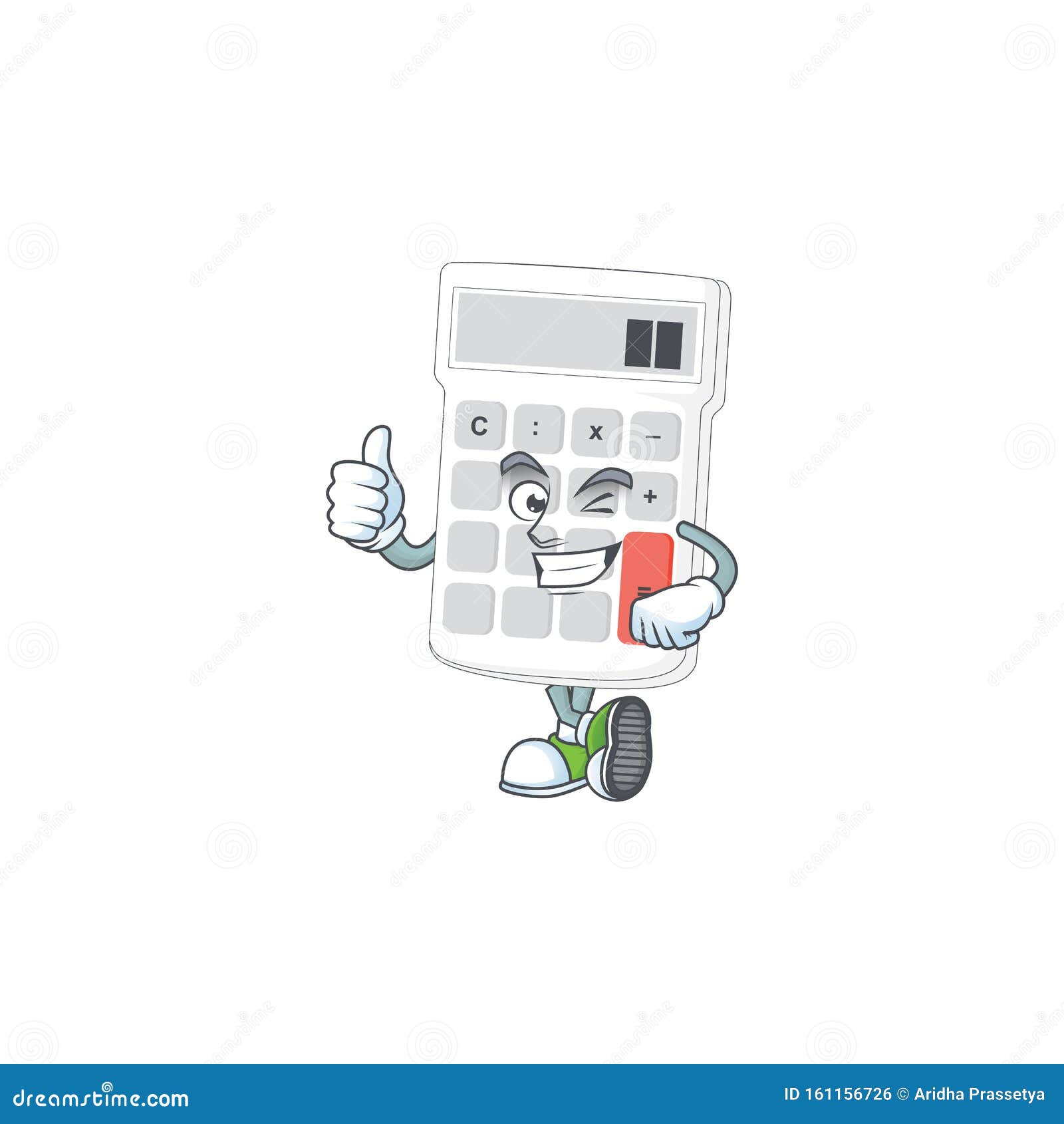 Thumbs Up With Mathematical Symbols. Vector Illustration ...