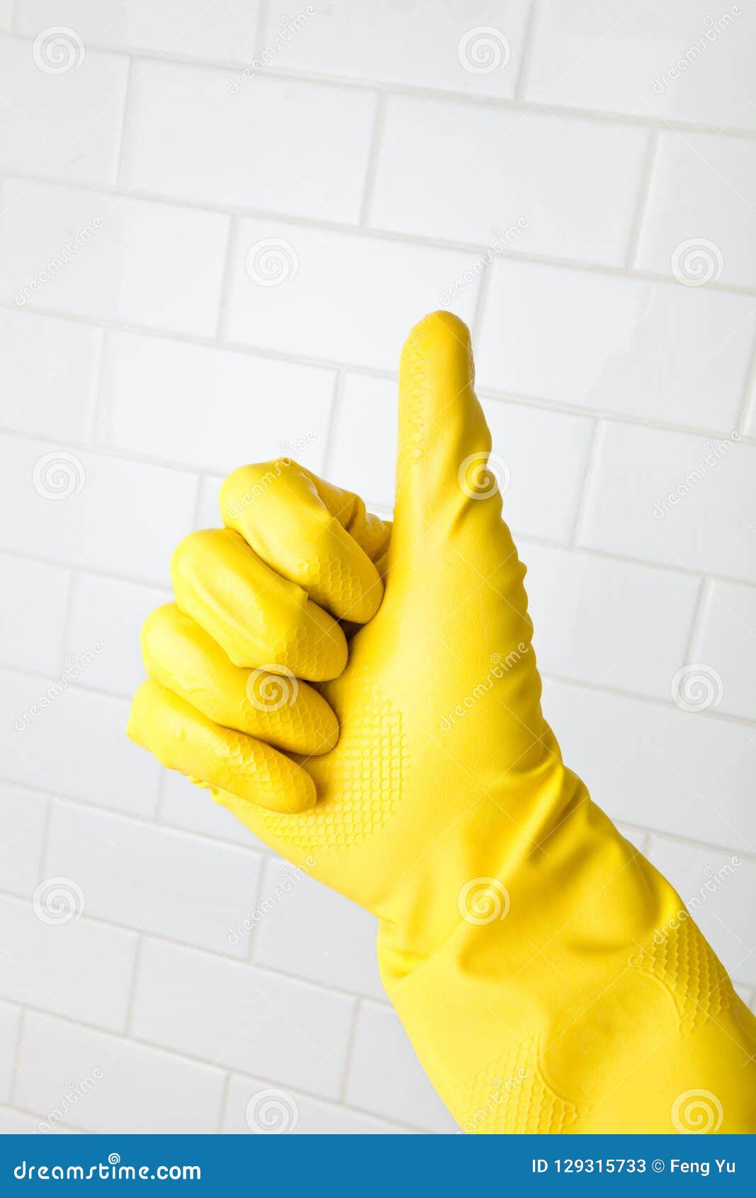 Hand Thumbs Up stock image. Image of excellent, yellow - 129315733