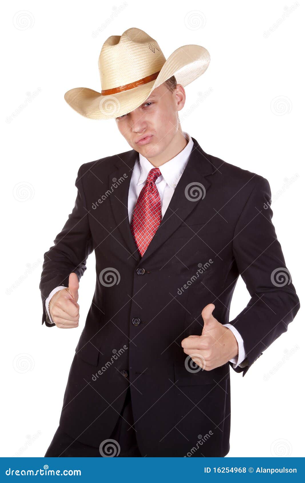 Thumbs up cowboy stock photo. Image of stetson, courageous - 16254968