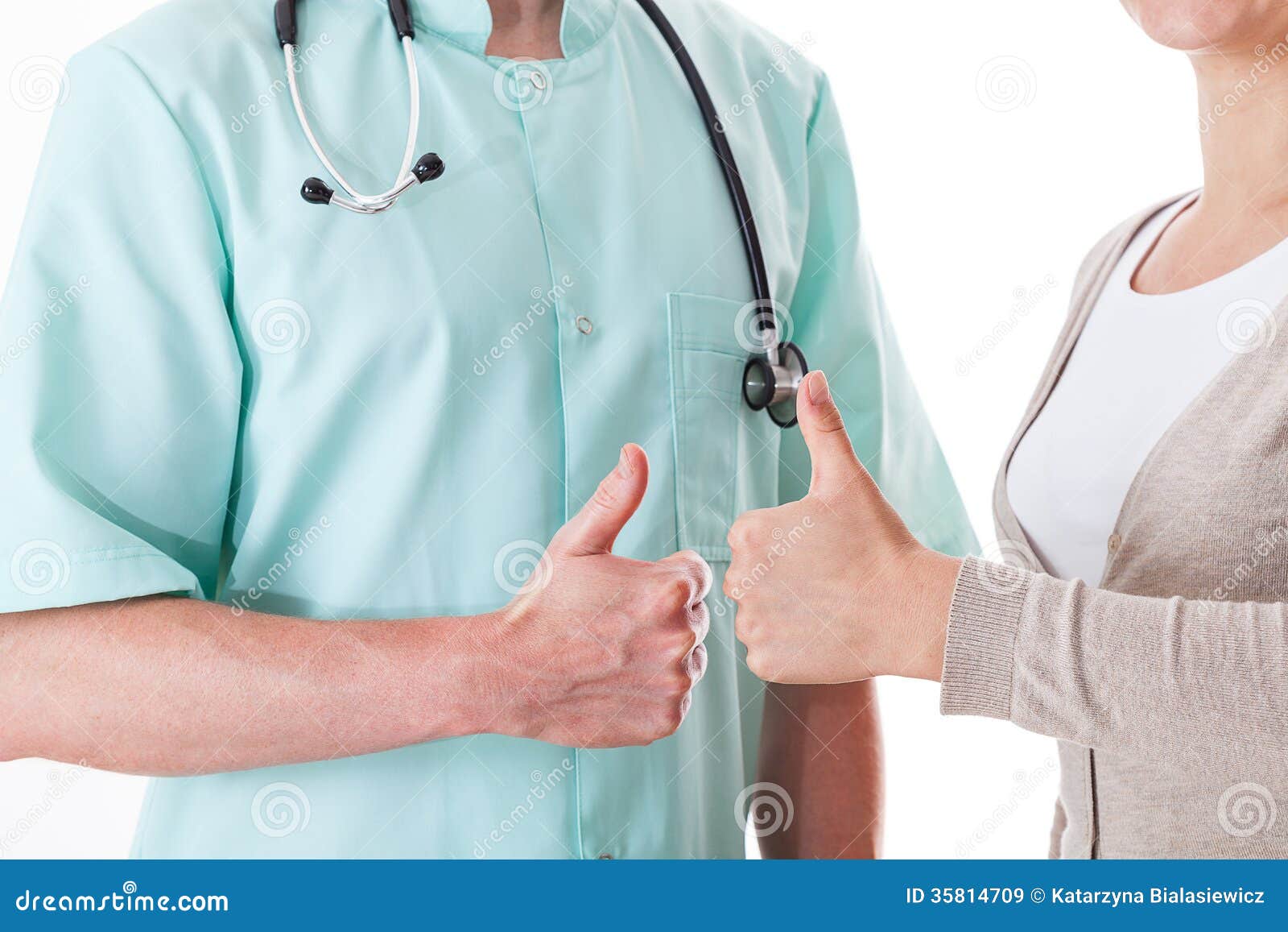 Thumbs up stock image. Image of patient, medicine, examination - 35814709