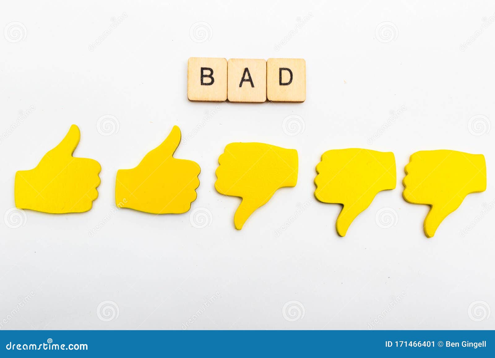 Thumbs Up Thumbs Down stock image. Image of rank, trust - 171466401