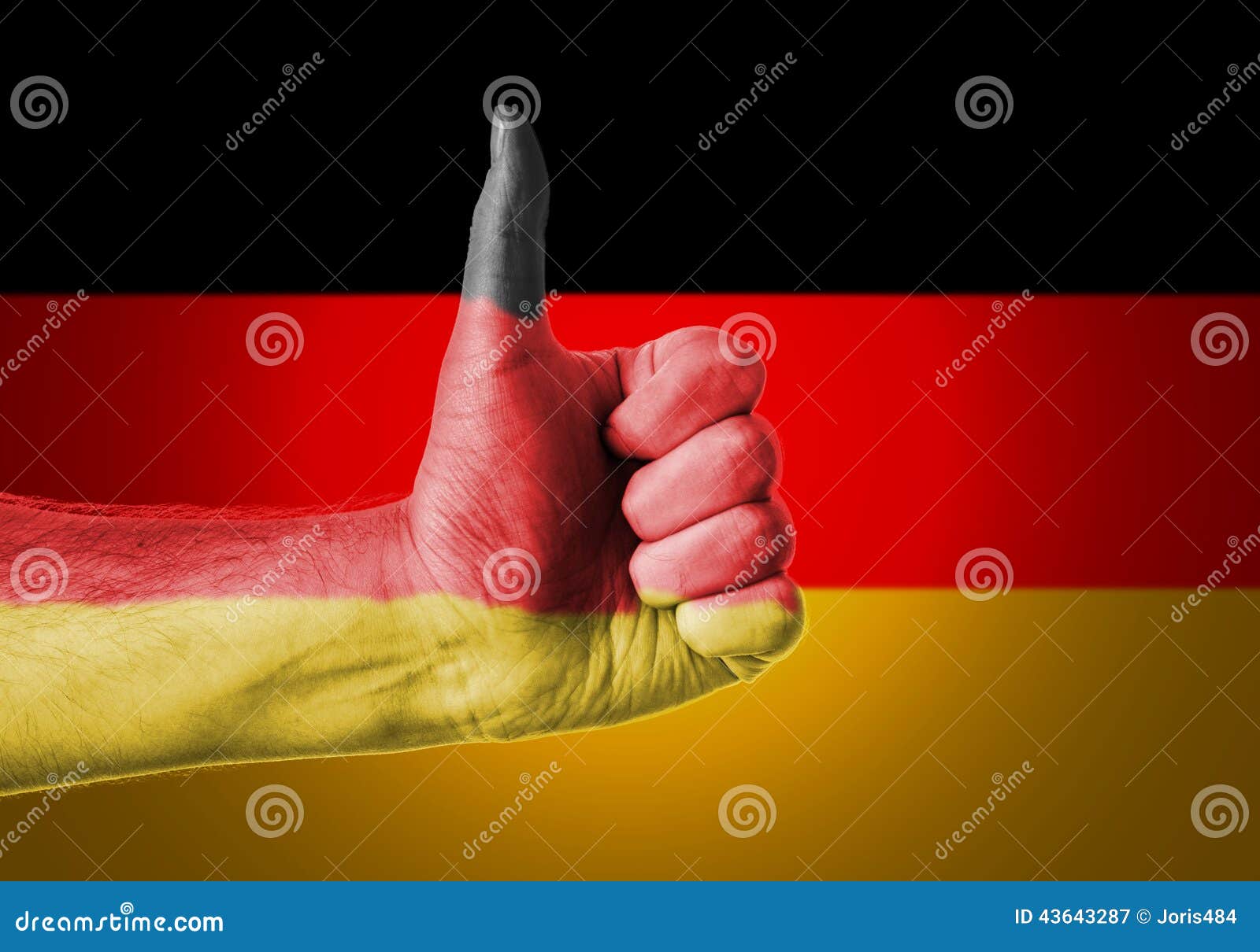 Thumbs Up Germany stock image. Image of germany, german - 43643287