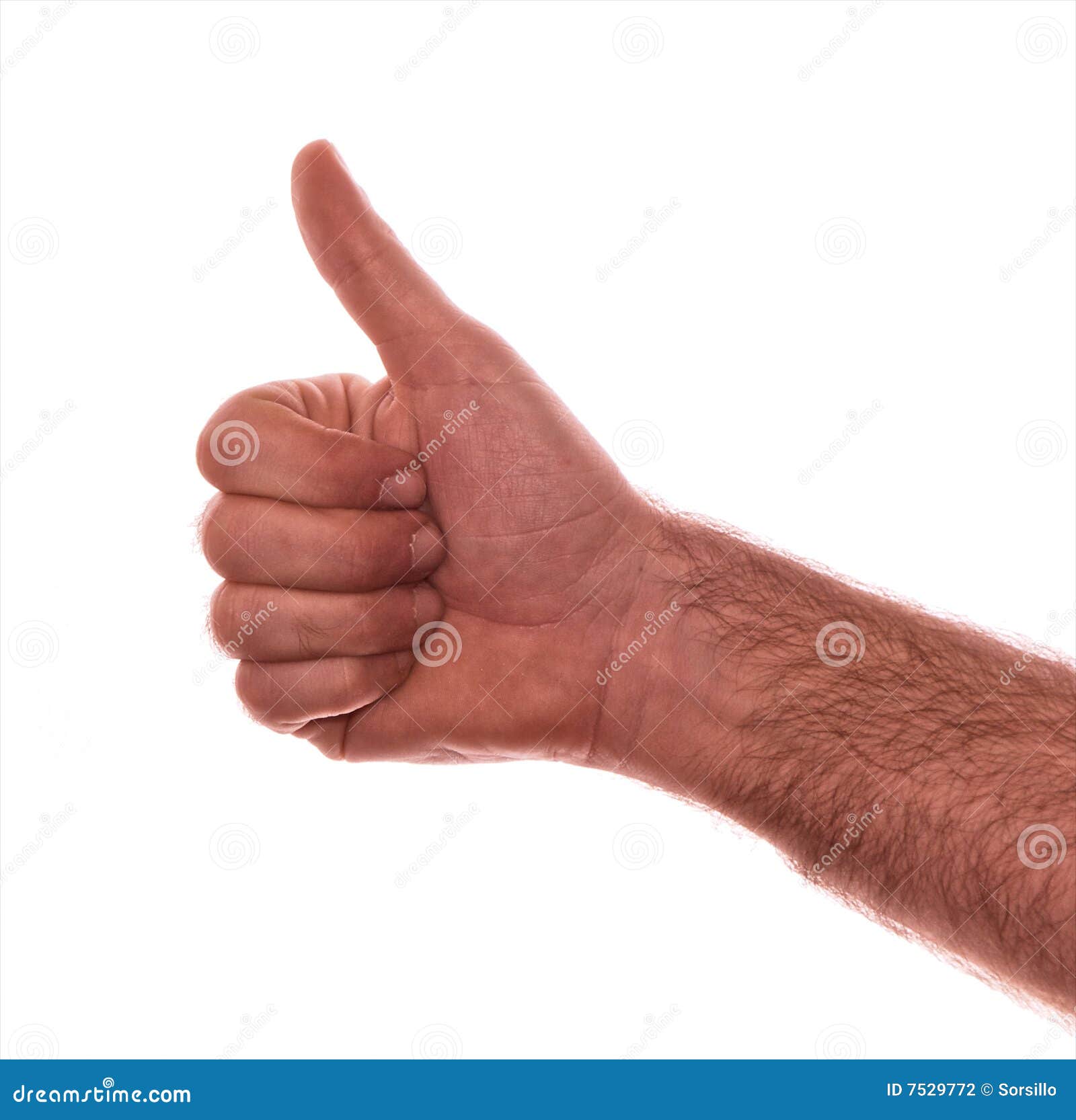 Thumbs up good stock photo. Image of good, male, thumb - 7529772