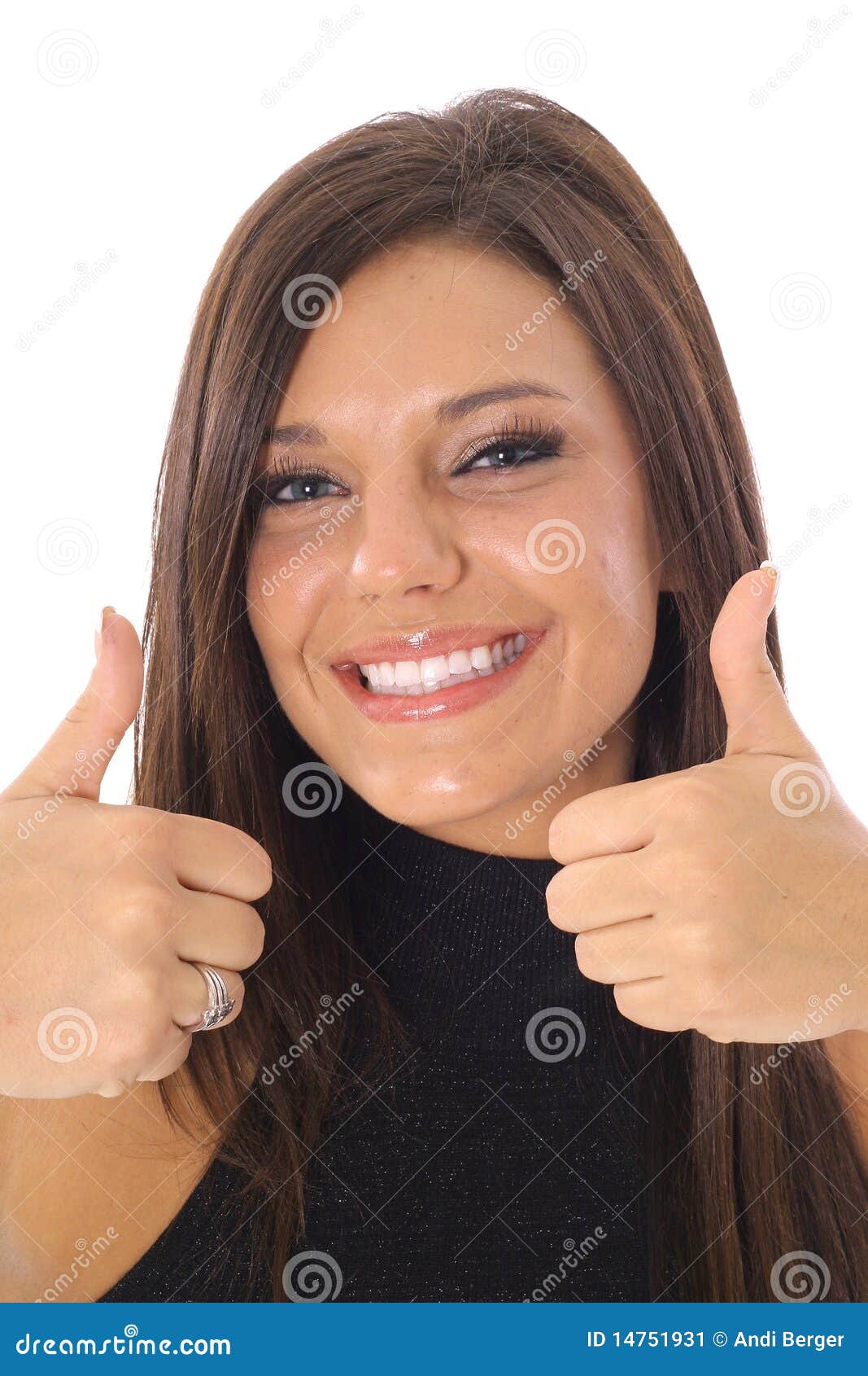 Thumbs up model vertical stock image. Image of fashion - 14751931