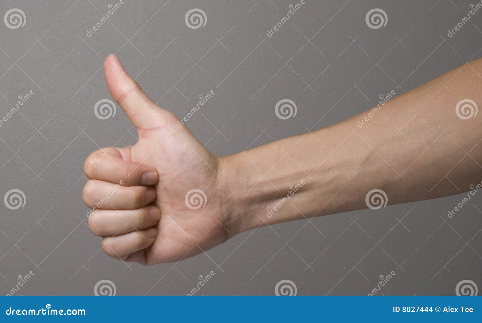 Thumbs Up Right Hand Gesture Stock Photo - Image of sign, gesturing ...
