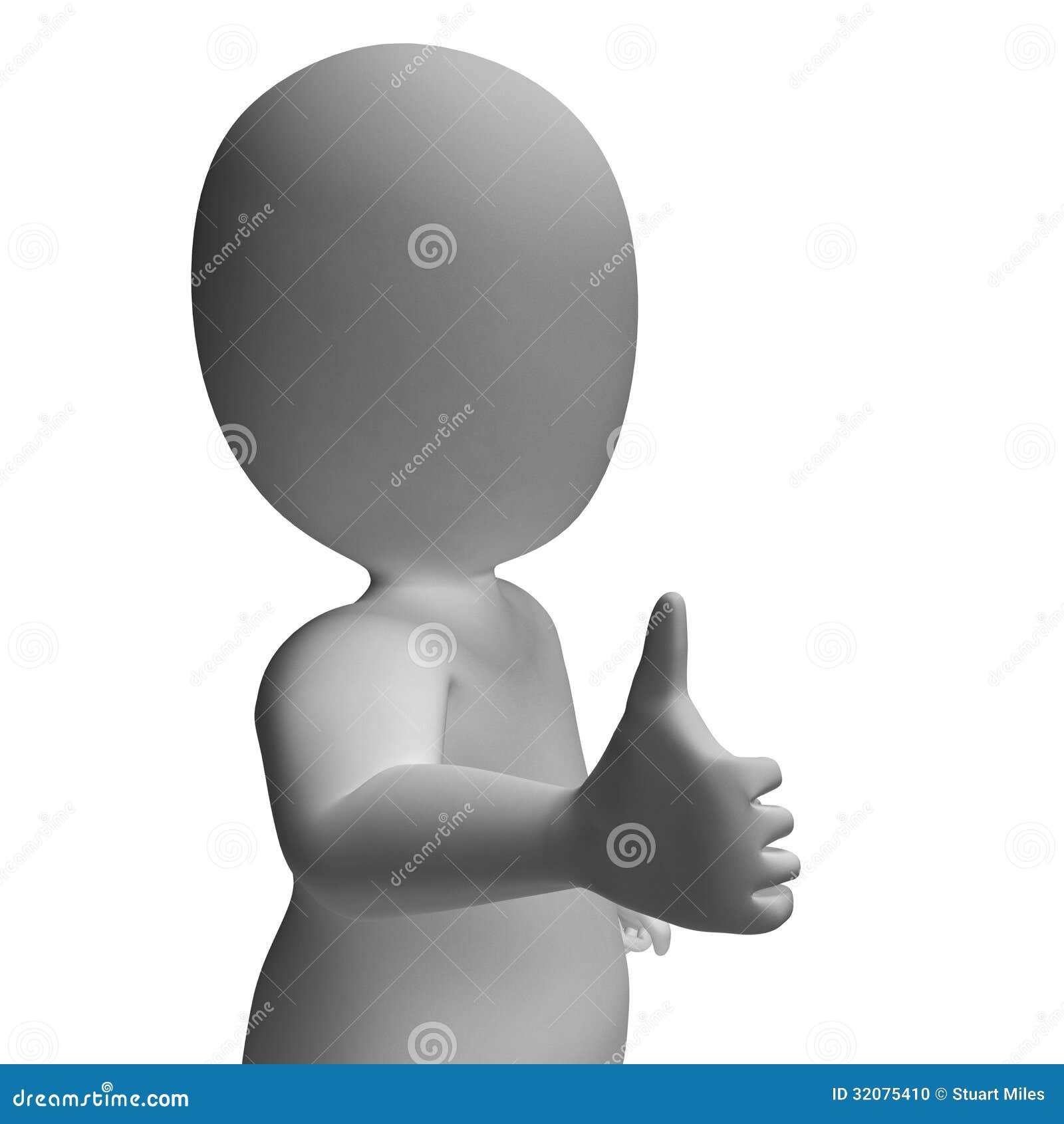 Thumbs Up Showing Support Approval Stock Illustration - Illustration of ...