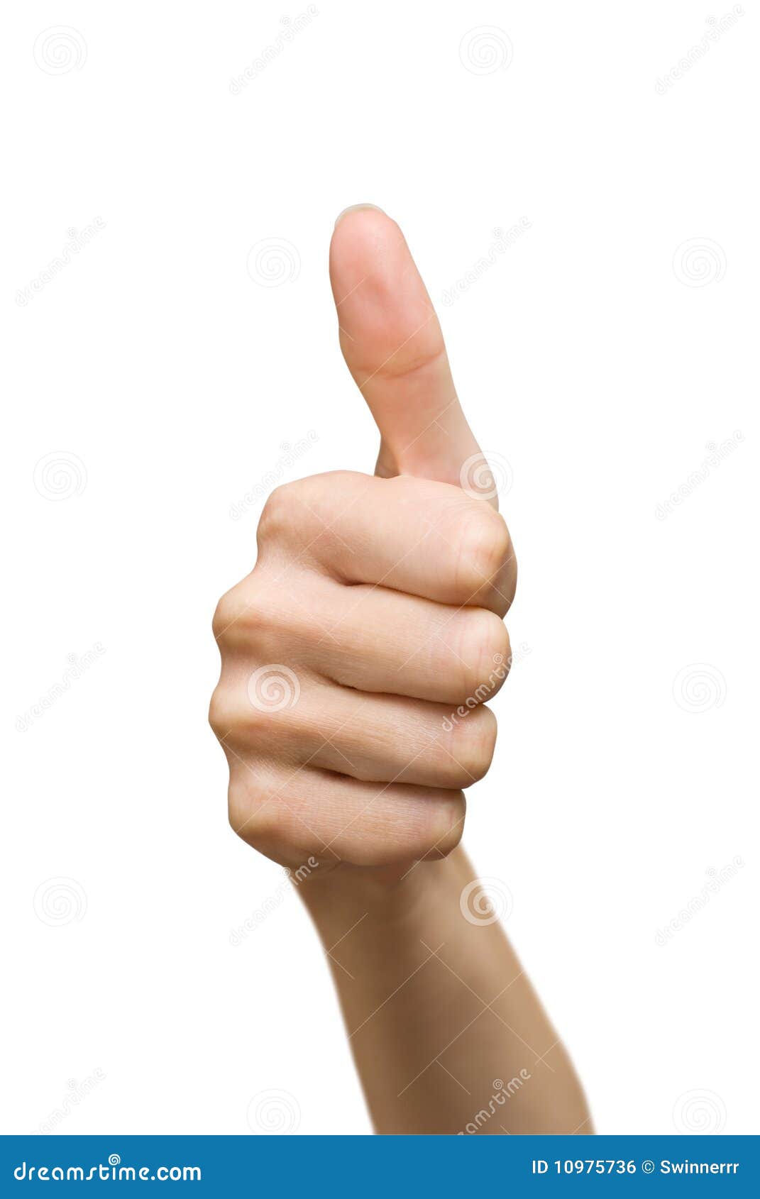 Thumbs up sign stock photo. Image of white, confidence - 10975736