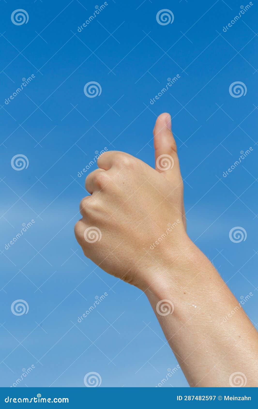 Thumbs up sign stock image. Image of finger, blue, symbol - 287482597