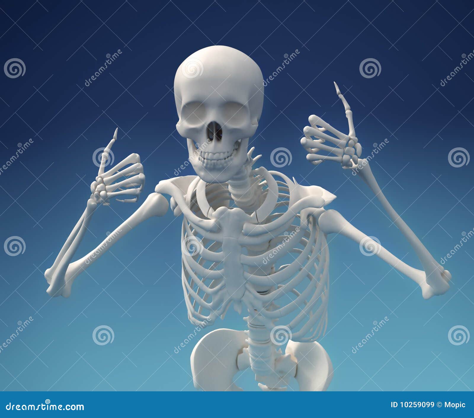 Thumbs up skeleton! stock image. Image of finger, background - 10259099