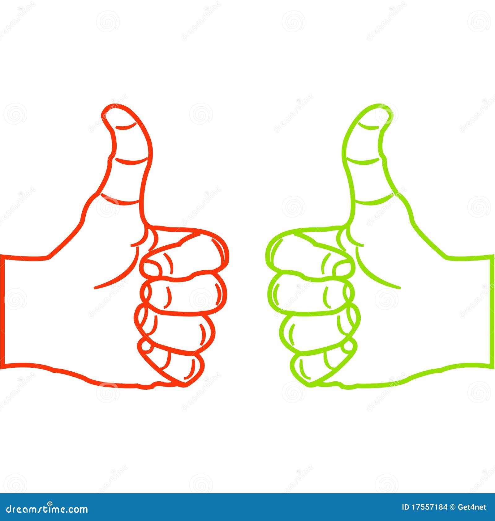 Realistic thumbs up drawing - kotitrain