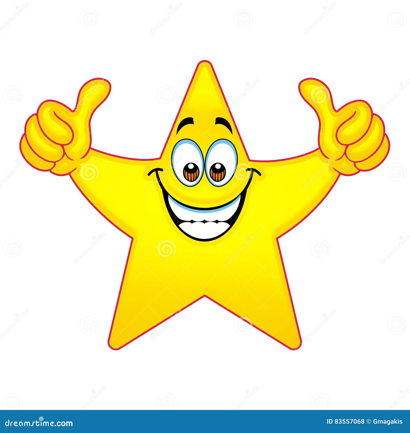 Happy Star Clipart