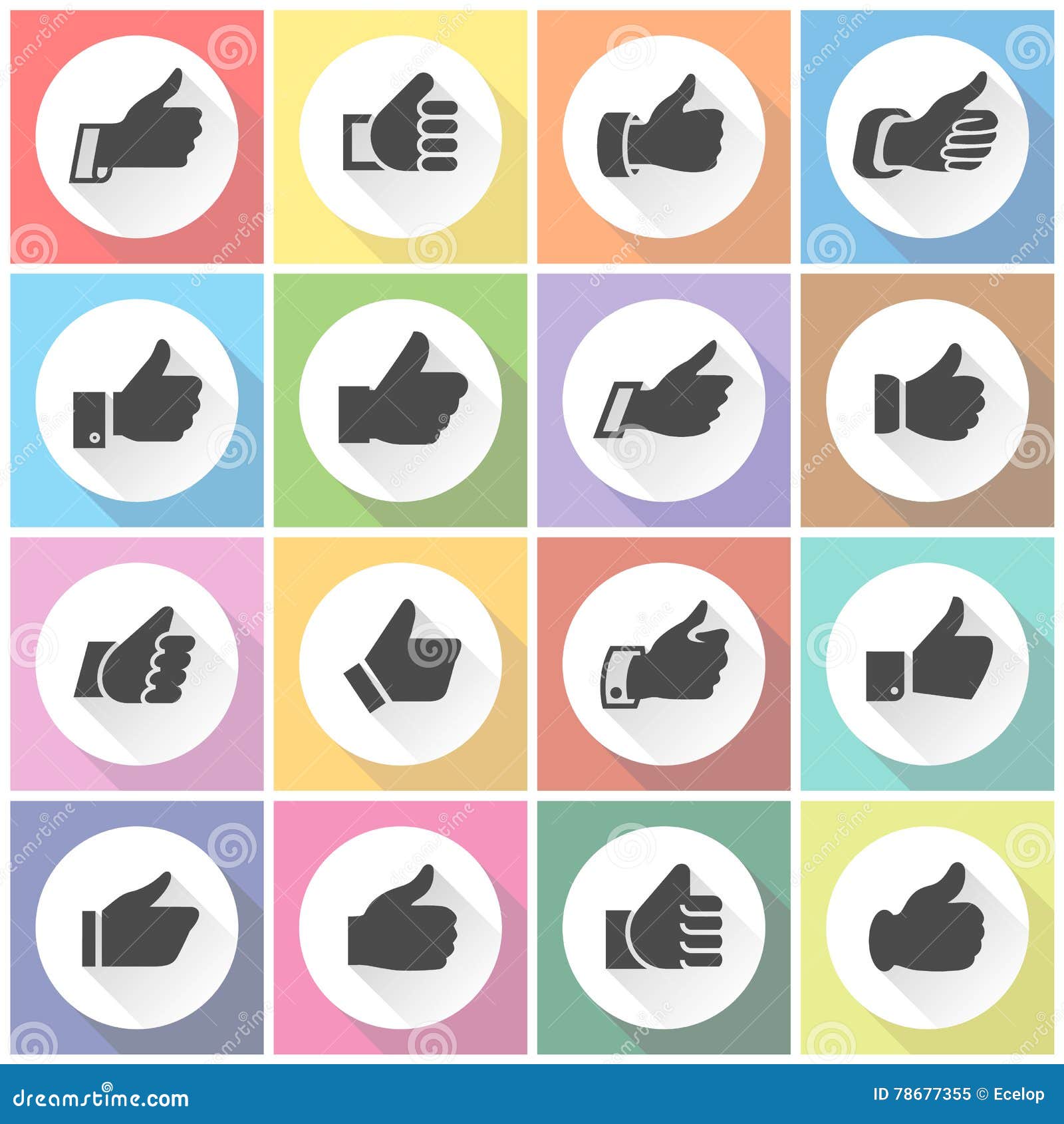 Thumbs Up Buttons Stock Photography | CartoonDealer.com #17795642