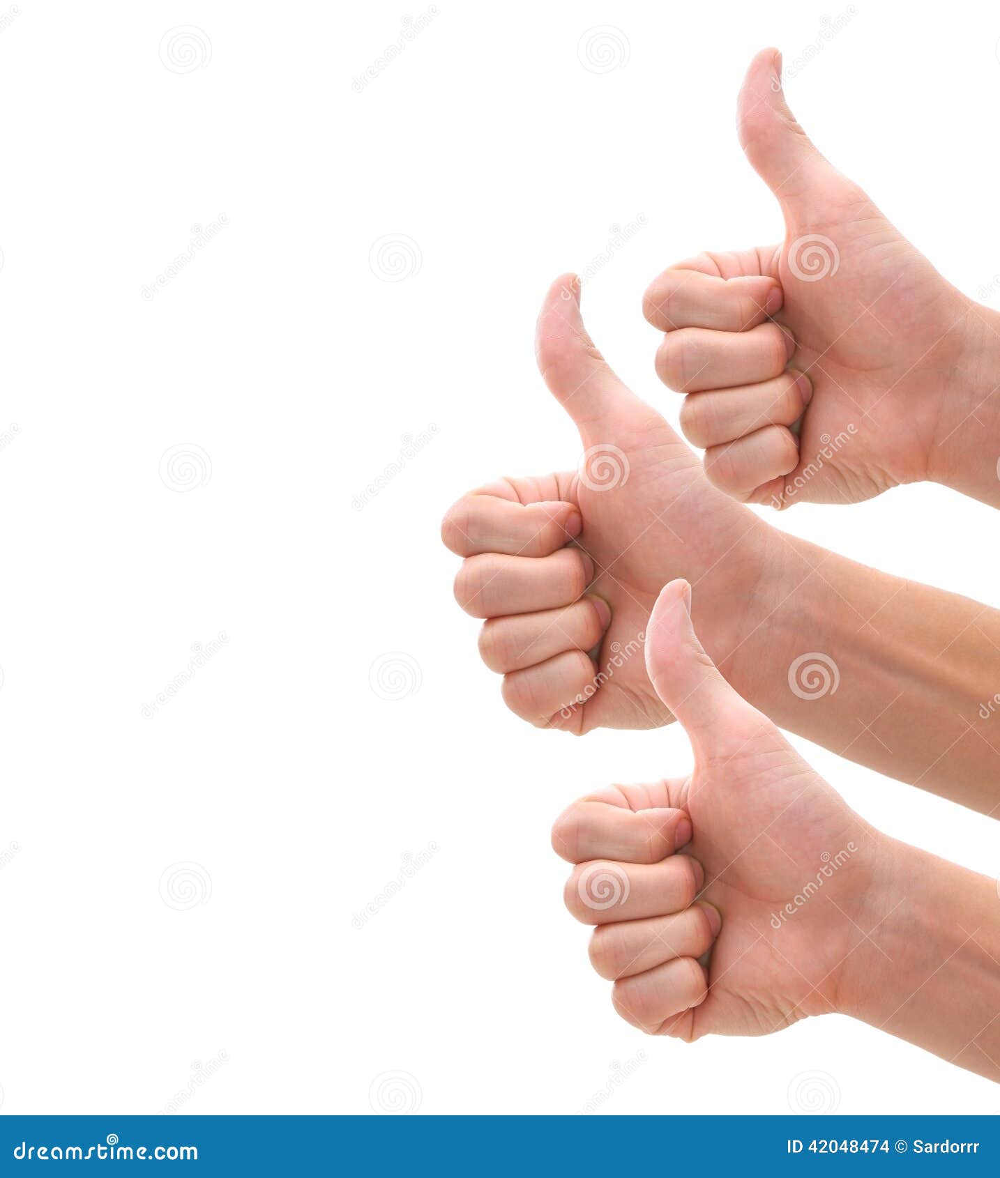 Thumbs up stock photo. Image of isolated, human, skin - 42048474