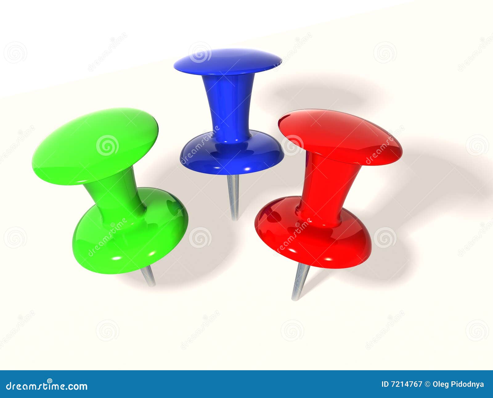 Thumbtack stock illustration. Illustration of push, safety - 7214767