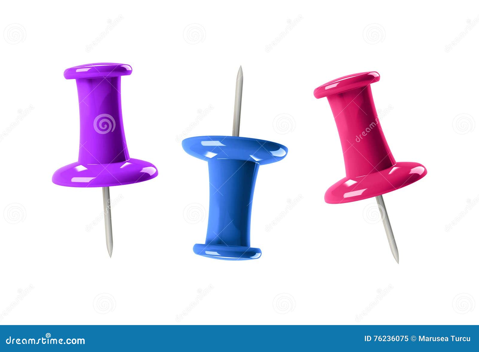 Thumbtack Isolated: Clip Art For Education And Reminders Royalty-Free ...