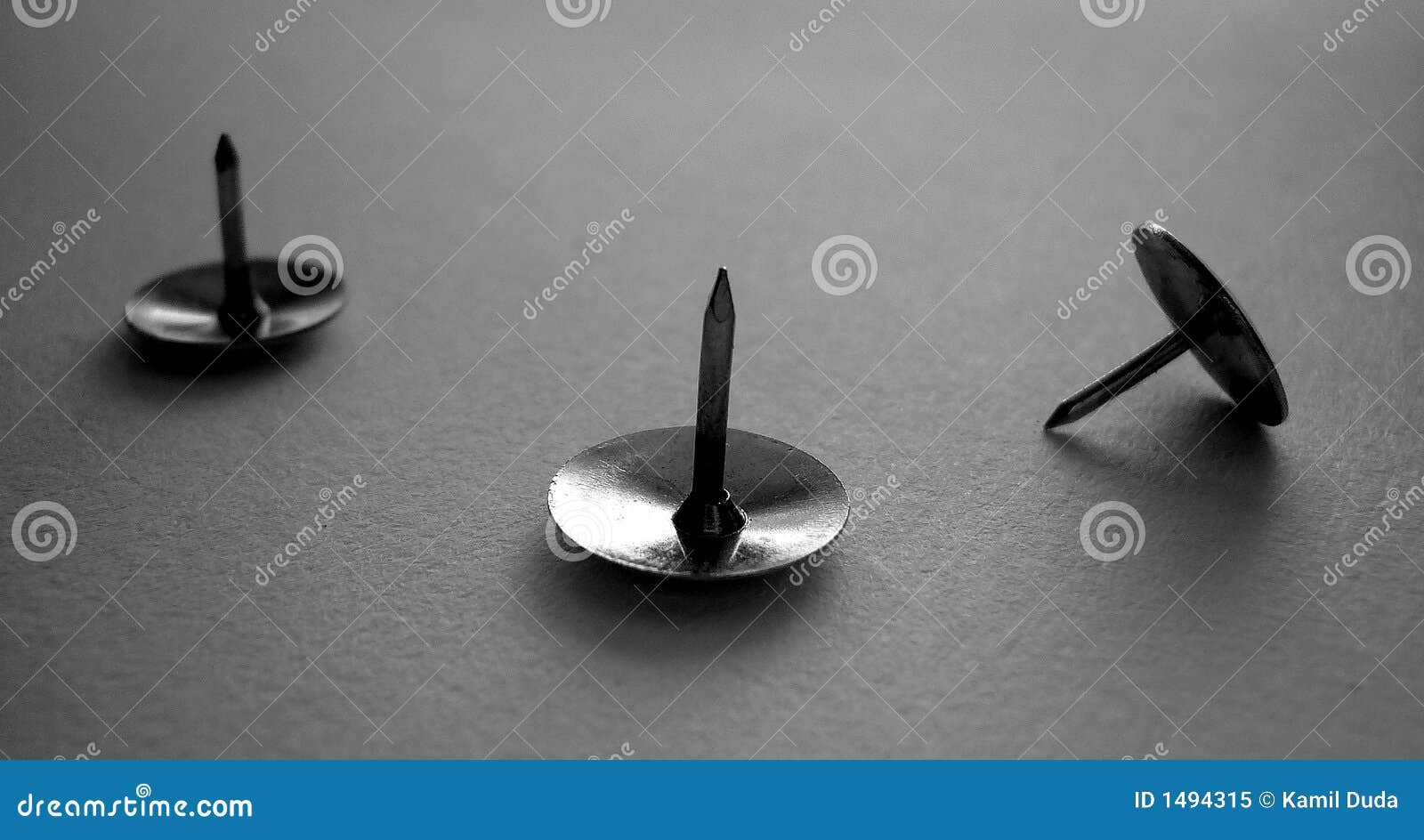 Thumbtacks stock image. Image of work, office, objects - 1494315