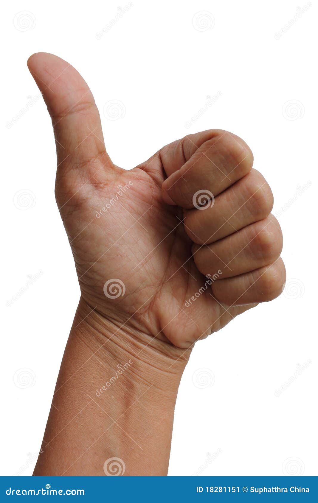 Thump Up Gesture stock image. Image of action, hand, satisfaction ...