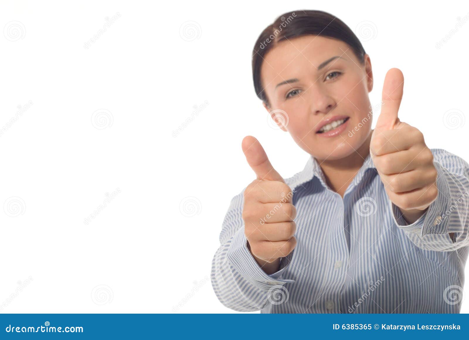 Thumps up stock image. Image of standing, indoors, businesswoman - 6385365