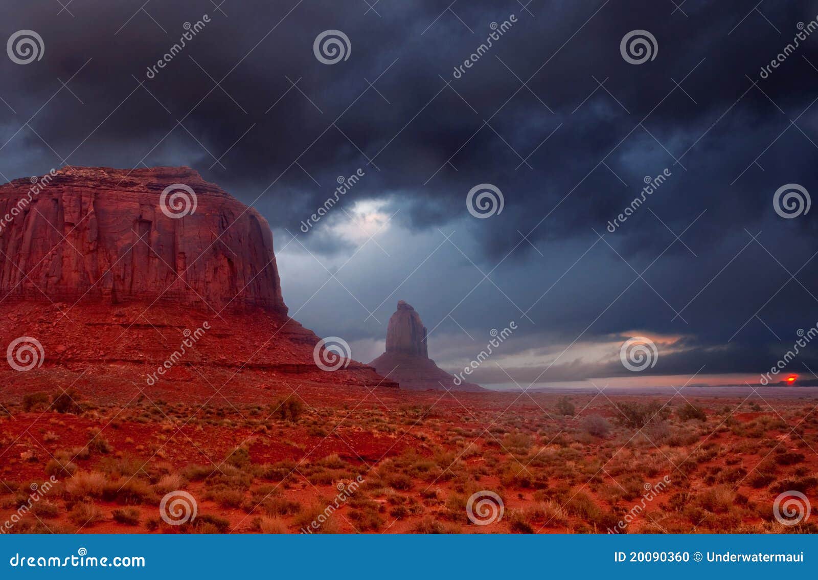 Thunder stock photo. Image of sunrise, national, sandstone - 20090360