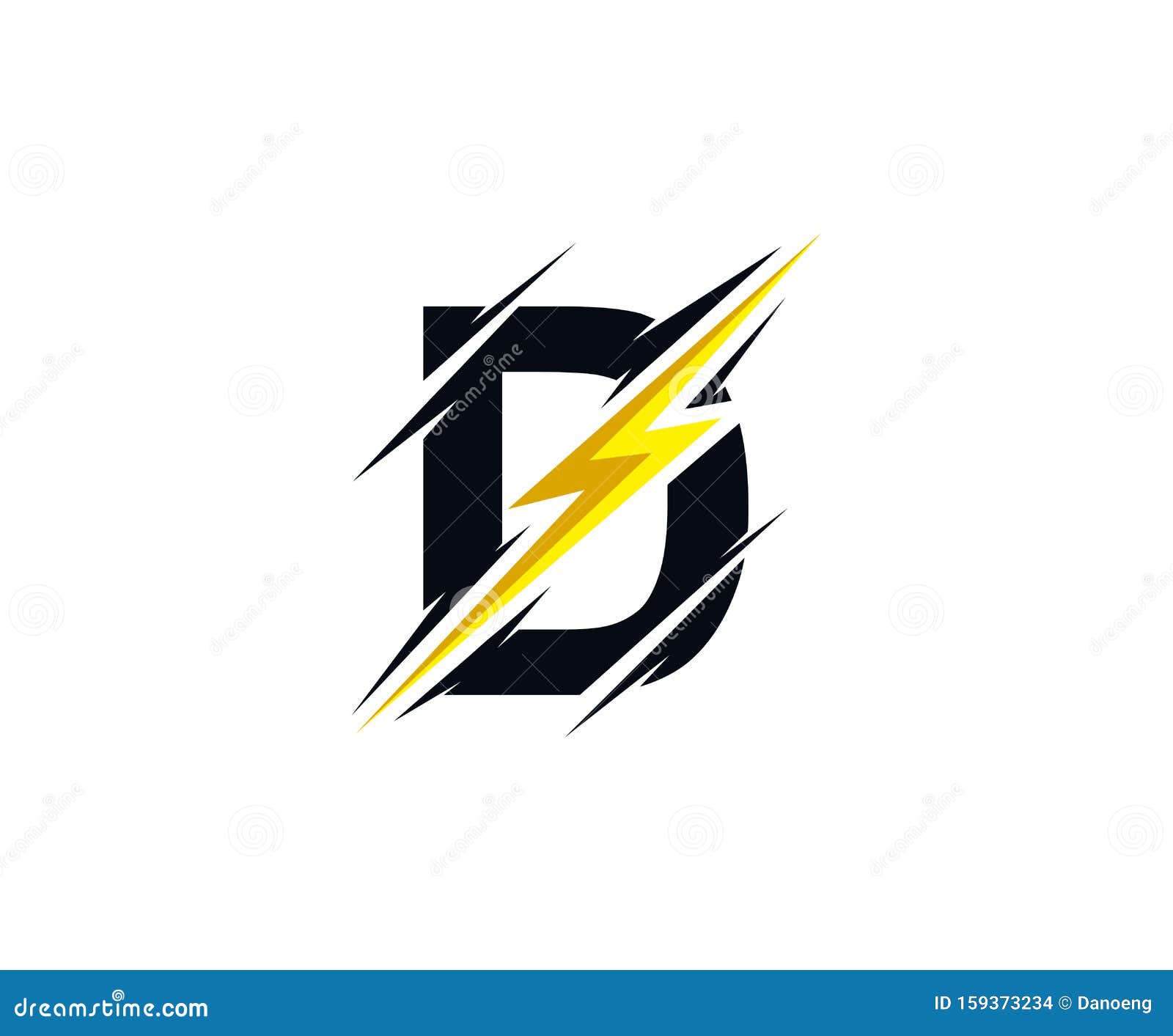 Lightning D Logo