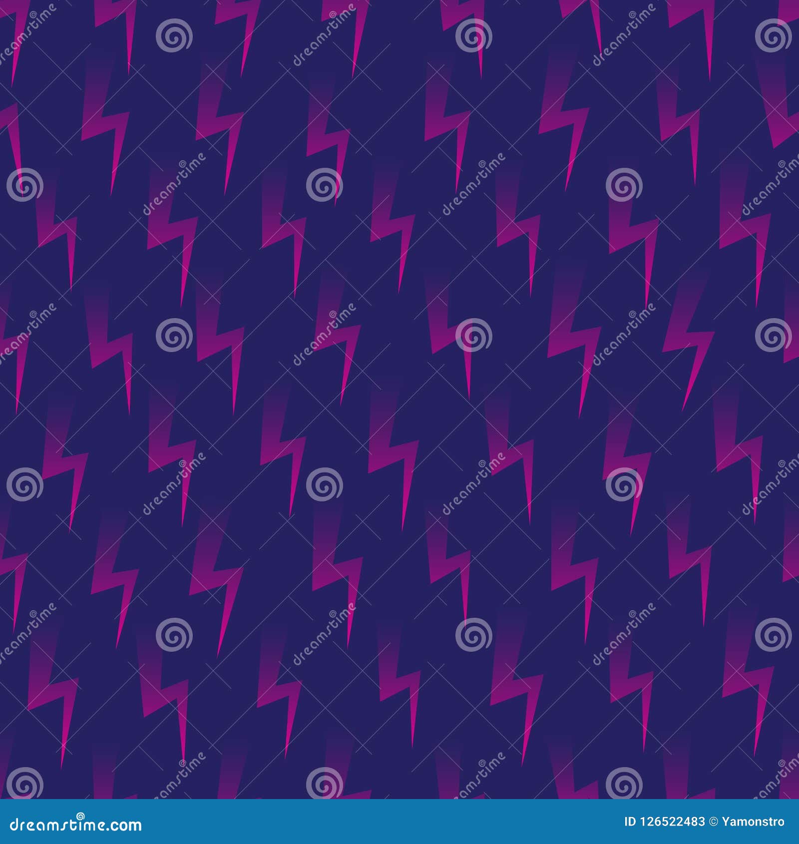 Thunder Icon Vector Seamless Pattern Stock Vector - Illustration of ...