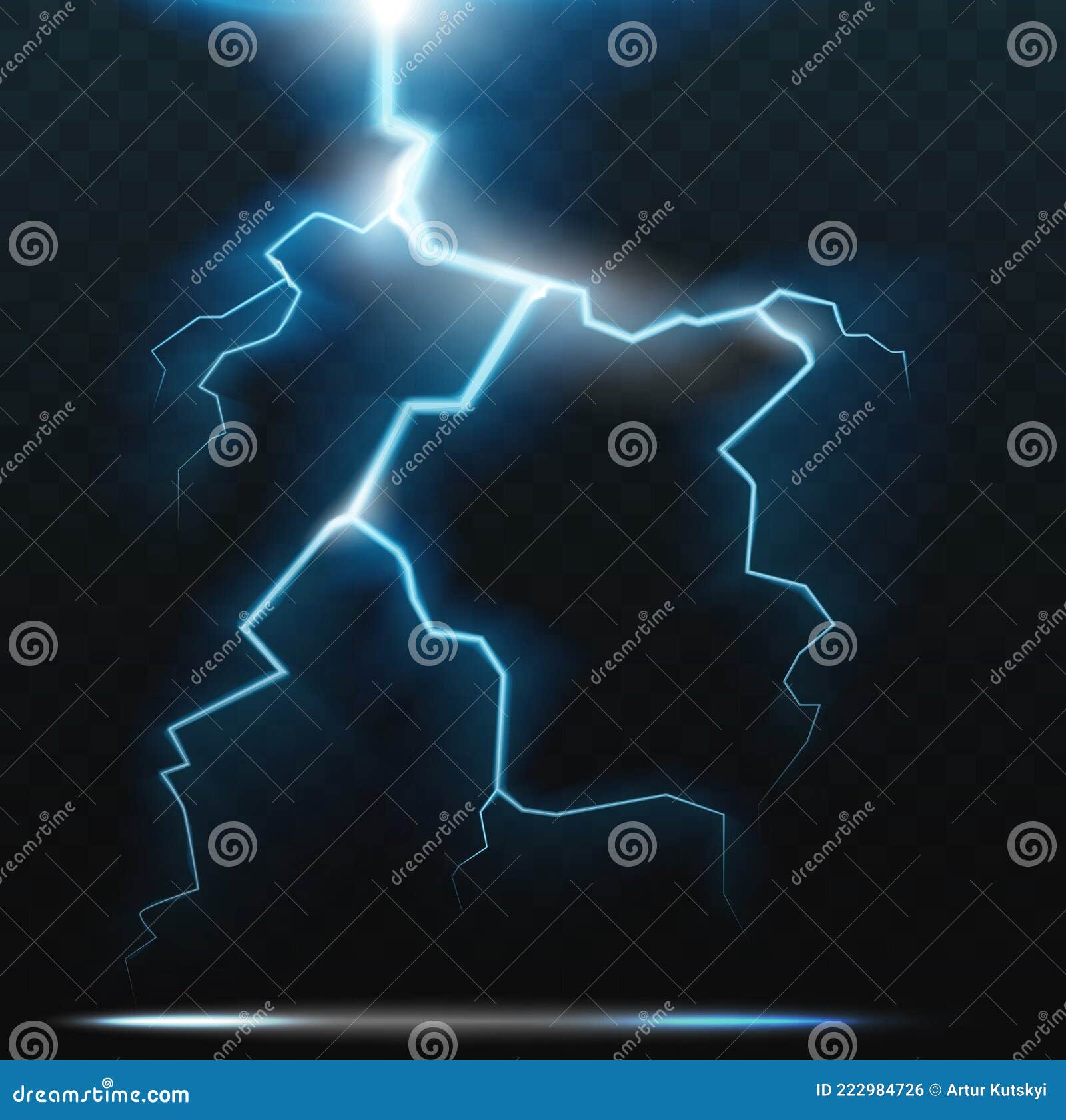Thunder Bolt Lightning, Realistic Thunderstorm Electricity Flash ...