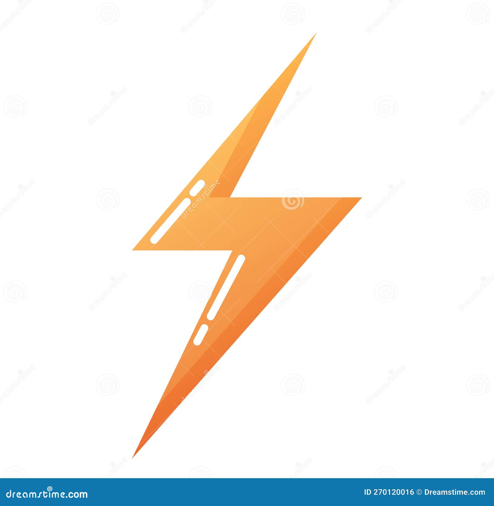 Thunder Cartoon Icon Vector Illustration Stock Vector - Illustration of ...