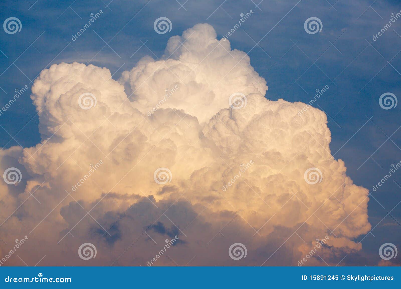 Thunder Cloud stock image. Image of thunderstorm, cloudy - 15891245