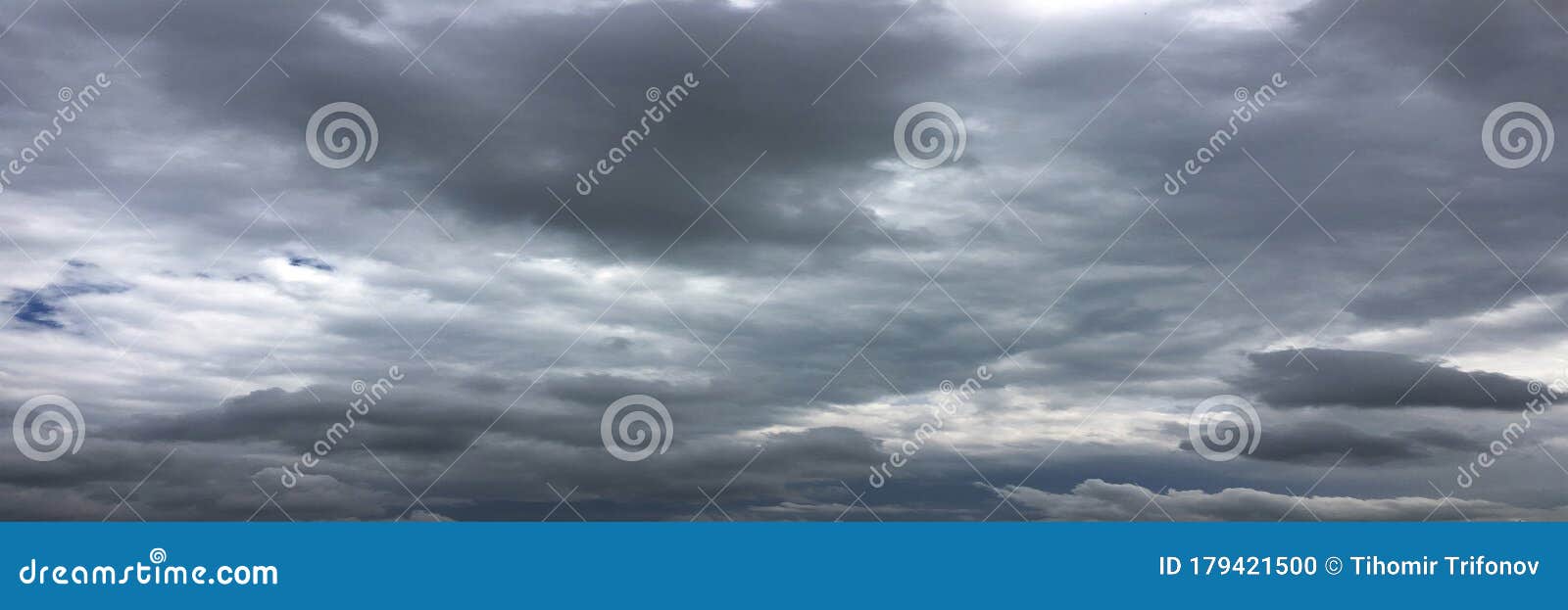 Thunder Clouds, Sky Blue Background. Cloud Blue Sky Stock Photo - Image ...