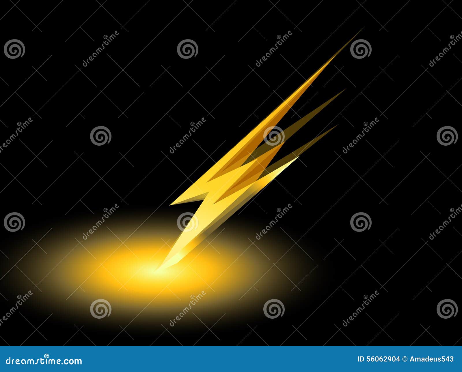 Thunder Electric Charge Symbol Icon Vector Stock Vector - Illustration ...