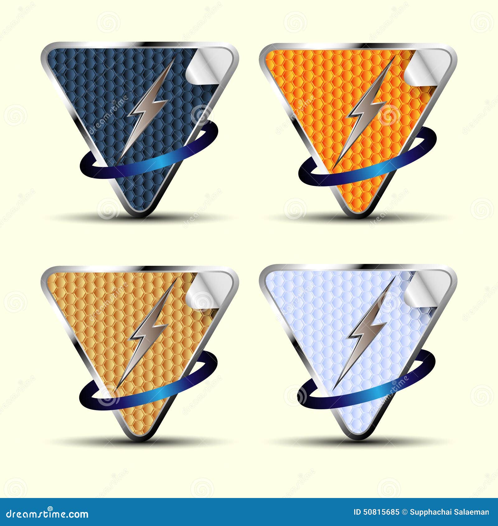 Thunder electric sign stock vector. Illustration of brain - 50815685