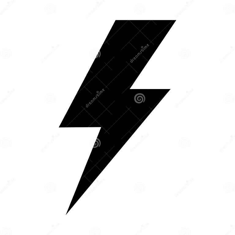 Thunder Icon. Design Can Use for Web and Mobile App Stock Vector ...