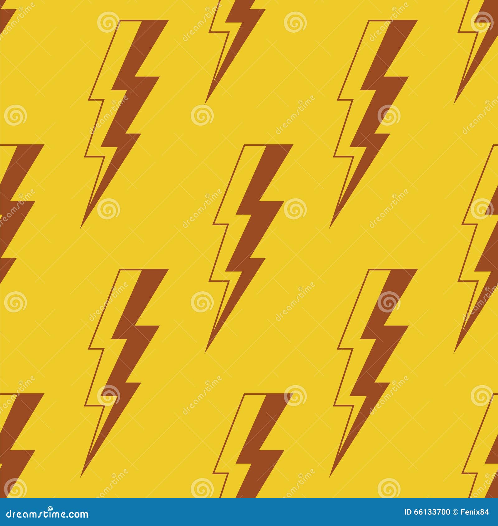 Thunder Lighting. Seamless Vector Pattern Stock Vector - Illustration ...