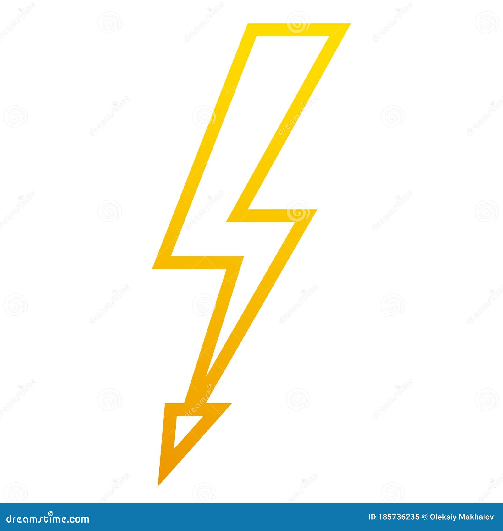 Thunder Lightning Bolt Pictogram Icon Design Element Vector ...