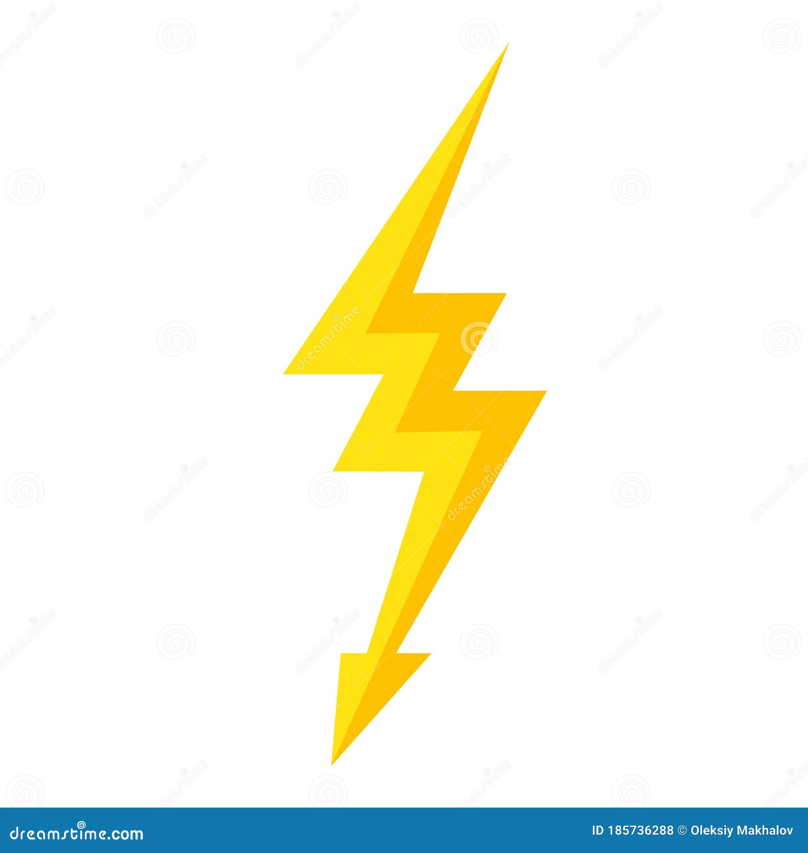 Thunder Lightning Bolt Pictogram Icon Design Element Vector ...