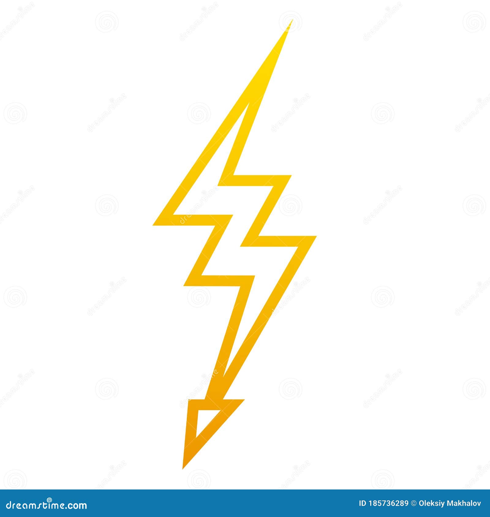 Thunder Lightning Bolt Pictogram Icon Design Element Vector ...